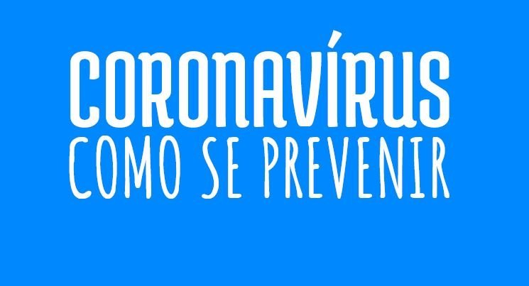 Ebook – prevenção contra o Coronavírus